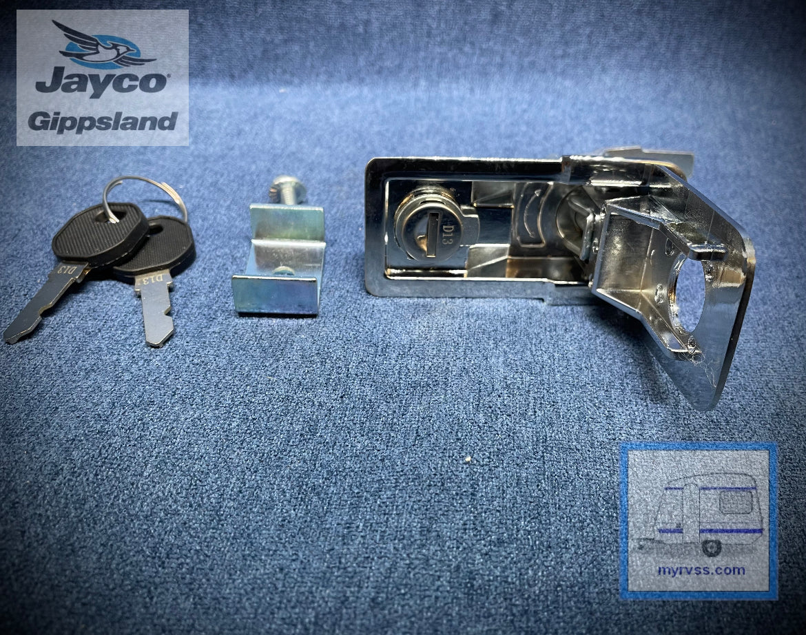 Coast Baggage Door Lock Chrome – Jayco Gippsland RV SuperStore