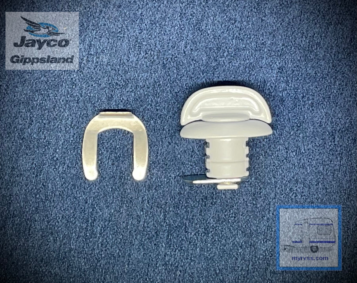 JAYCO Window Shield Turn Lock WHITE – Jayco Gippsland RV SuperStore