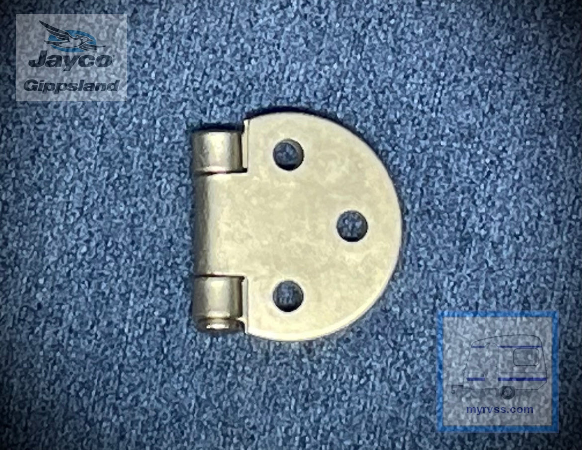 Jayco Flush Mount Half Round Hinge – Jayco Gippsland RV SuperStore