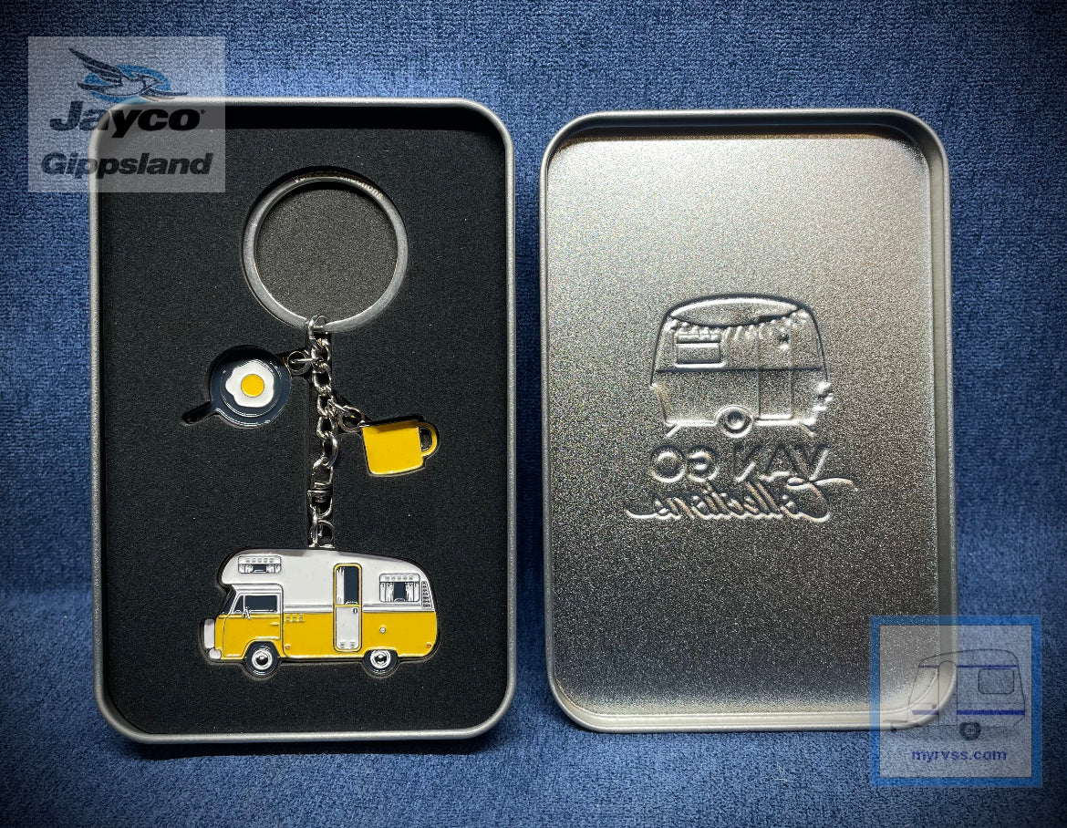 Van Go Keyring Camper C Pale Yellow – Jayco Gippsland RV SuperStore