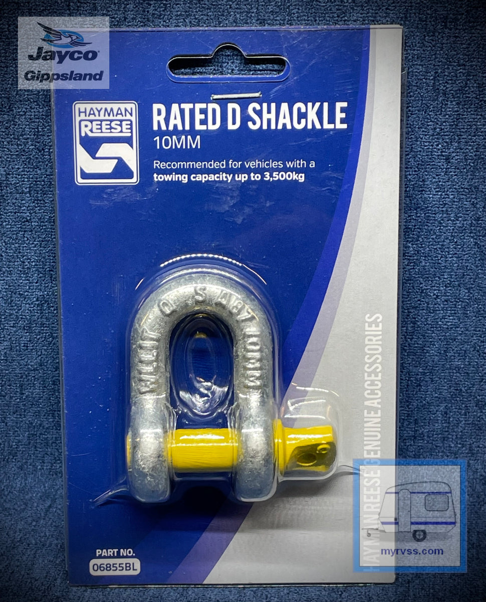 HAYMAN REESE Rated Shackle 10mm – Jayco Gippsland RV SuperStore