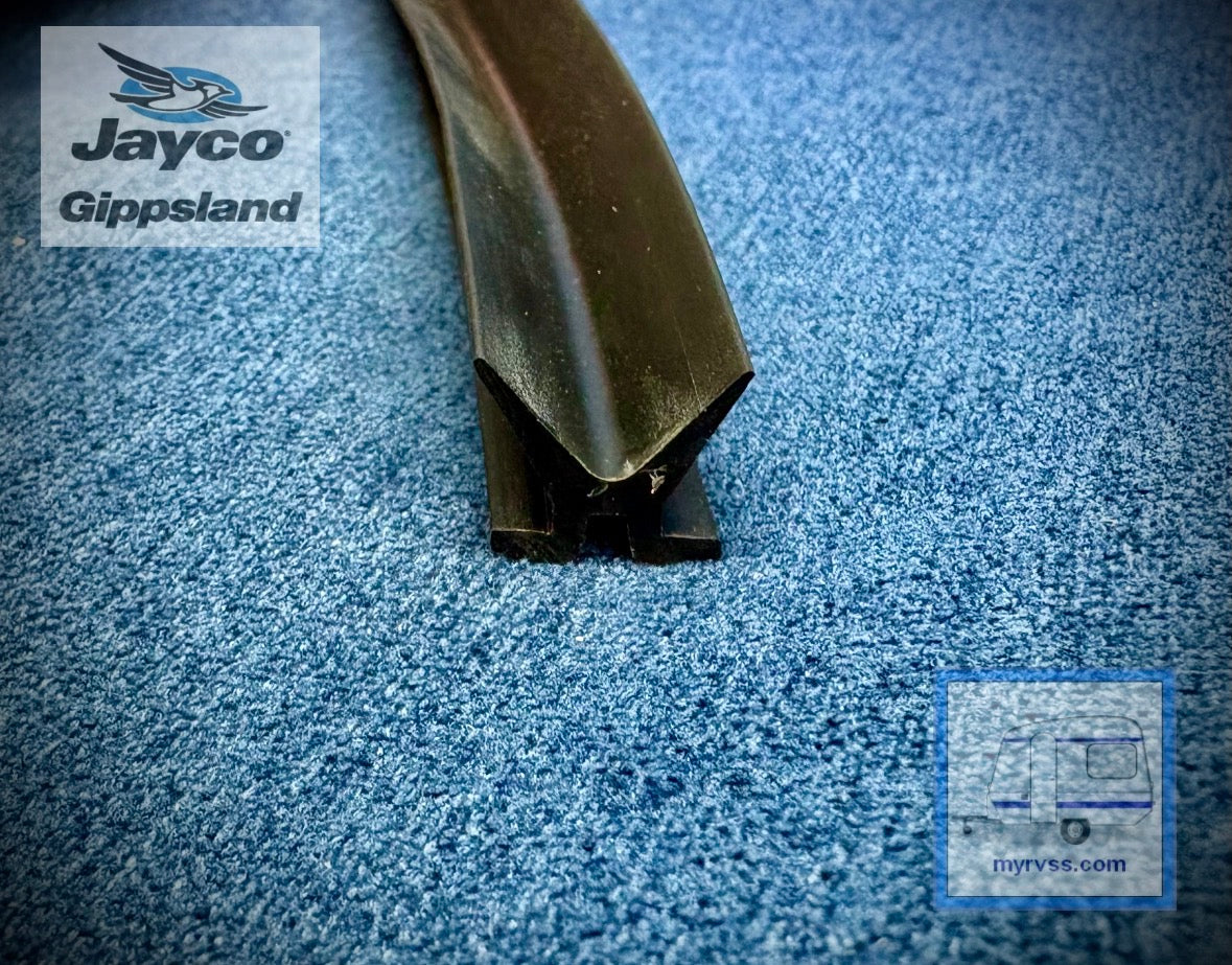 Jayco Pop Top Roof Seal - BLACK - Per Metre – Jayco Gippsland RV SuperStore