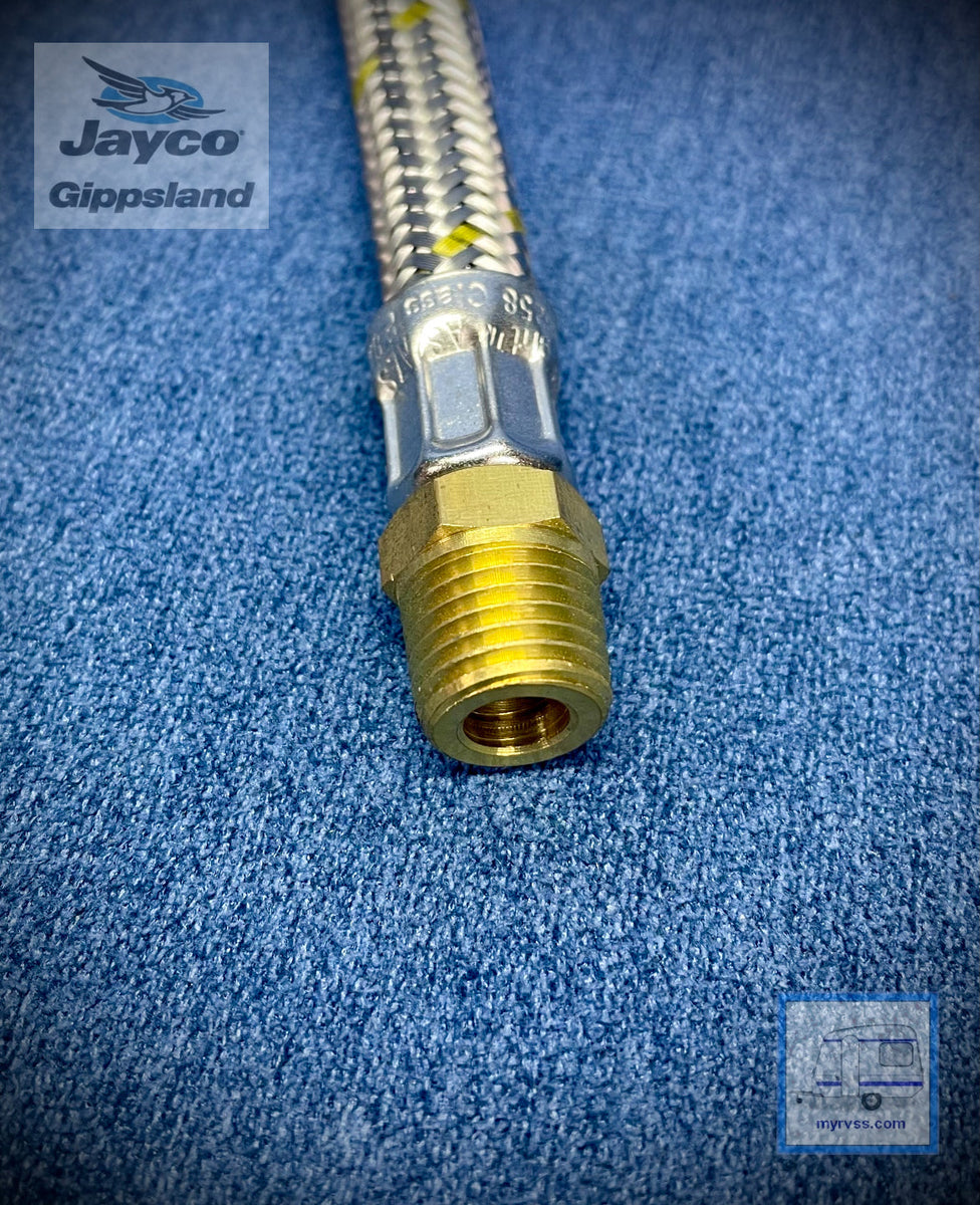 GCA Flexible Pigtail Gas Hose 600mm x LCC27 x 1/4 MNPT – Jayco ...