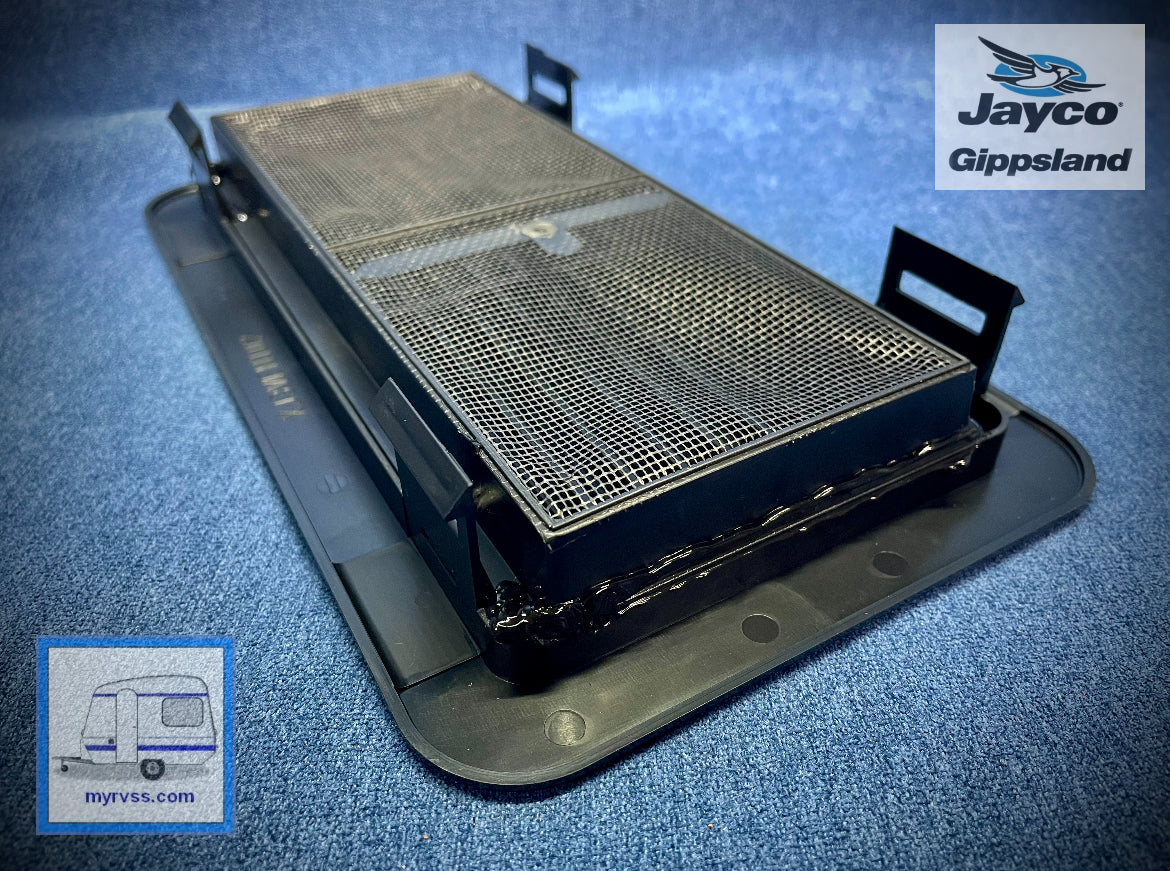 Jayco Wall Vent EXTERIOR Part 1 of 2 (mesh) BLACK – Jayco Gippsland RV ...