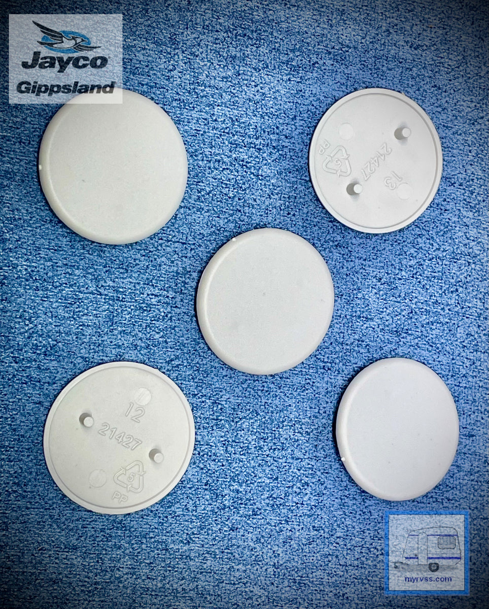 Jayco KD Fixing Cap 33mm 5pkt - TITO GREY – Jayco Gippsland RV SuperStore