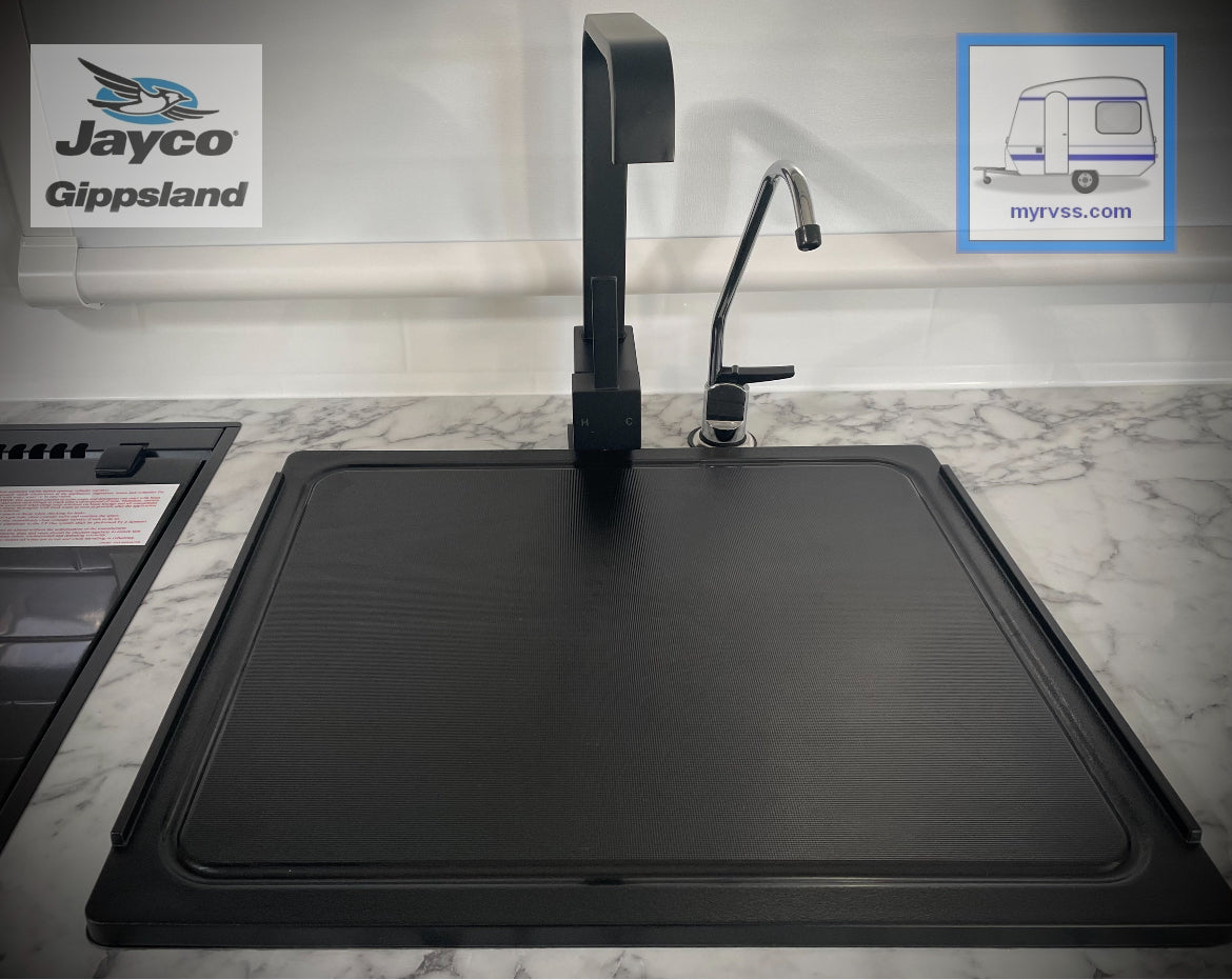 Jayco Sink Cover/ Chopping Board - Black – Jayco Gippsland RV SuperStore