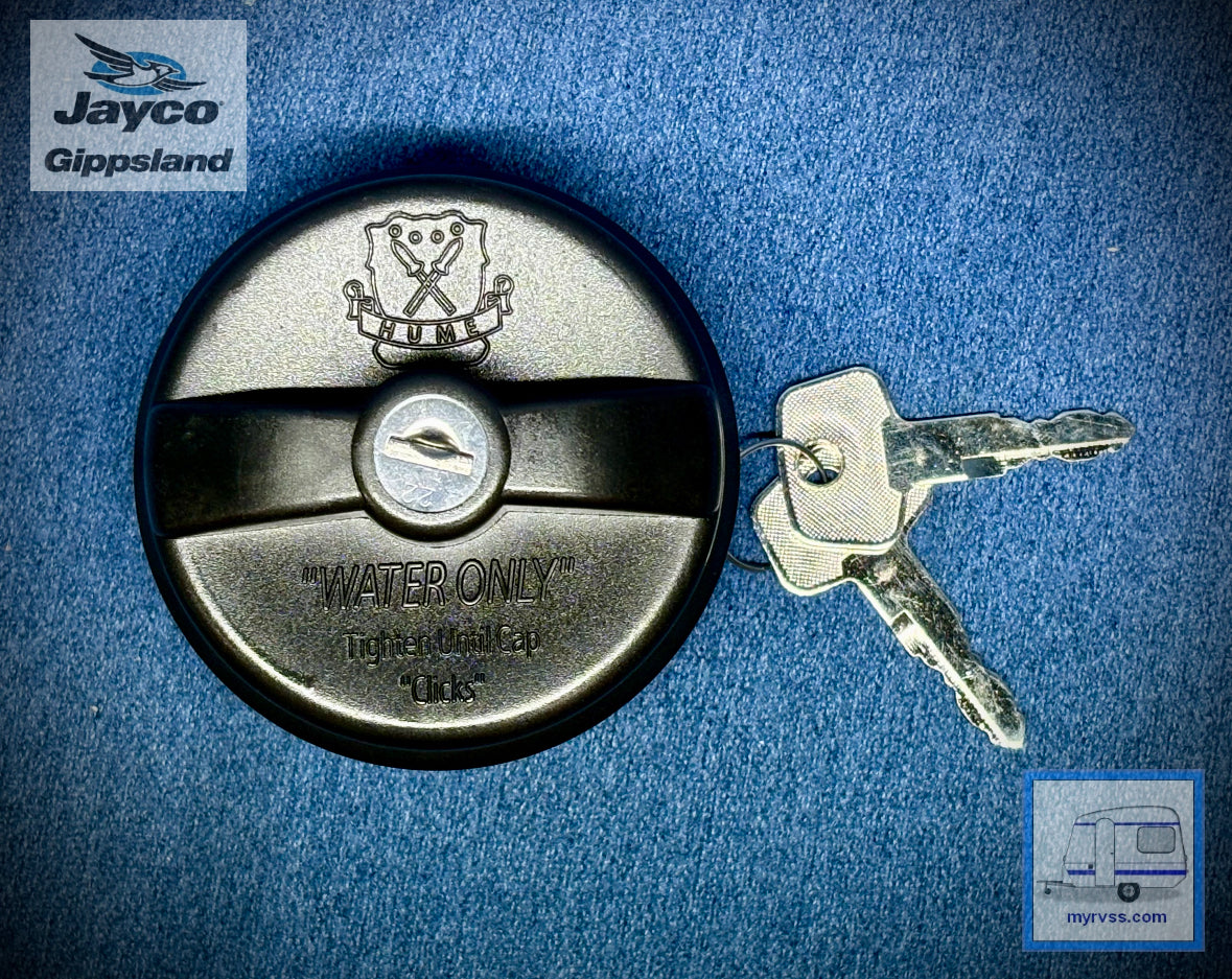 Hume Lockable Water Filler Cap - Black – Jayco Gippsland RV SuperStore