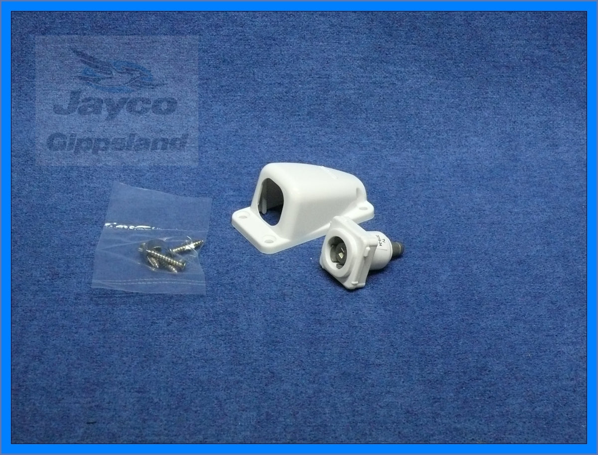 CLIPSAL TV Coax Antenna Outlet/Inlet White – Jayco Gippsland RV SuperStore