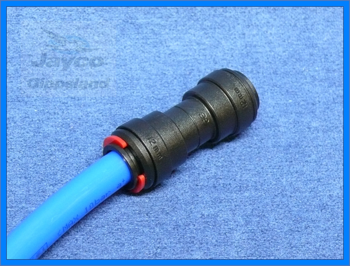 John Guest 12mm Push Fit Straight Connector – Jayco Gippsland RV SuperStore