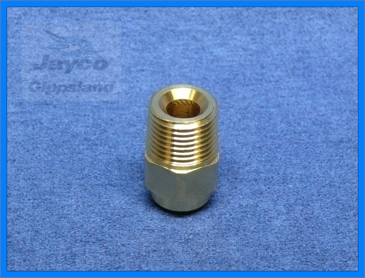 John Guest 12mm Push Fit Straight Connector To 1/2" NPT Brass Fitting ...